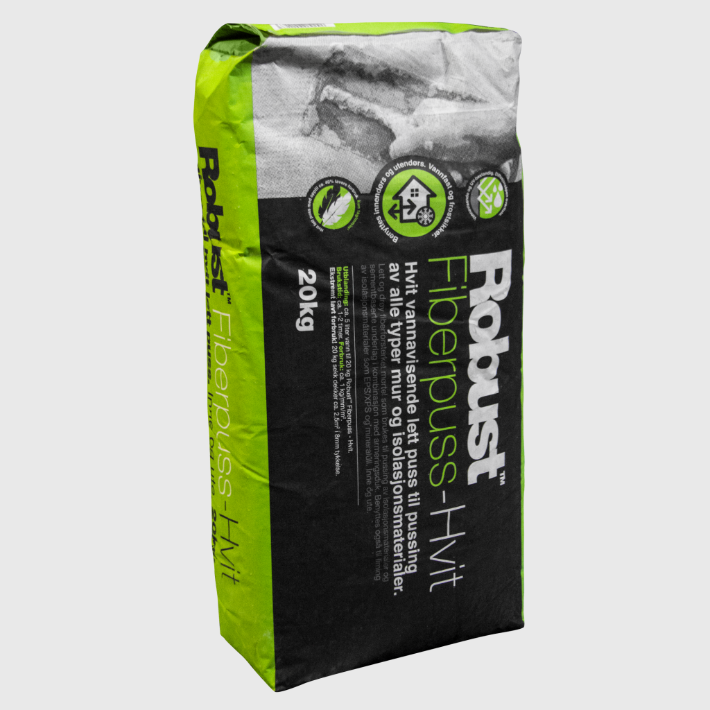 Robust Fiberpuss - Hvit - Robust